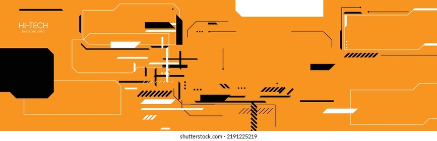 Modern Interface Hud Display Gaming Style Stock Vector (Royalty Free ...