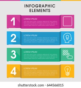 Modern Key Infographic Template Infographic Design Stock Vector ...