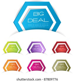 Modern Label Sticker Stock Vector (Royalty Free) 87809776 | Shutterstock
