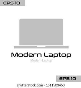 Modern Laptop Logo Simple Logo Modern Stock Vector (Royalty Free ...