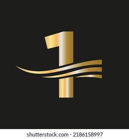 Modern Letter 1 1 Logo Monogram Stock Vector (Royalty Free) 2186158997 ...
