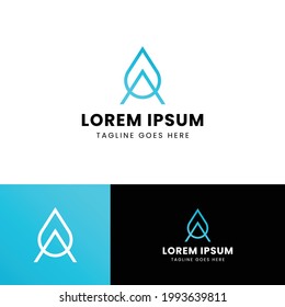Modern Letter Drop Logo Stock Vector (Royalty Free) 1993639811 ...