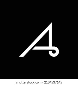 Modern Letter Overlapping Line Vector Logo Stock Vector (Royalty Free ...