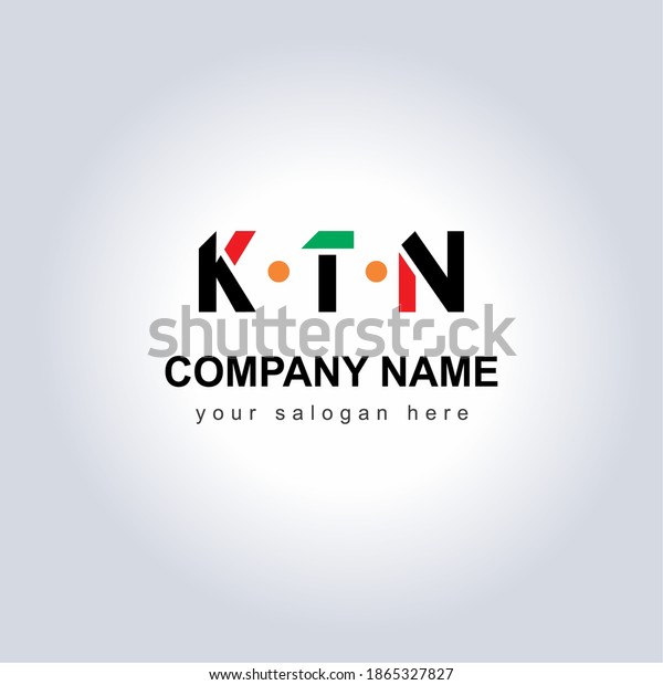 Modern Letters Ktn Logo Design Vector Stock Vector (Royalty Free ...