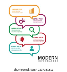 Modern Line Infographic Diagram Stock Vector (Royalty Free) 1237331611