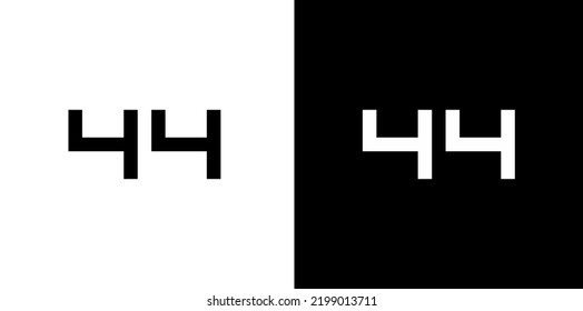 2,711 Number 44 Stock Vectors, Images & Vector Art | Shutterstock