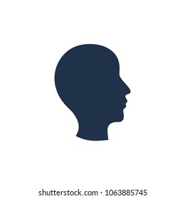 Modern Logo Human Head Stock Vector (Royalty Free) 1063885745 ...