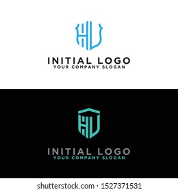 Modern Logo Set Hv Logo Designs Stock Vector (Royalty Free) 1527371531 ...