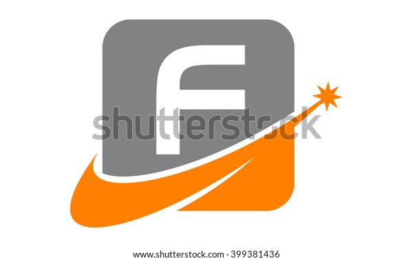 Modern Logo Solution Letter F Stock Vector (Royalty Free) 399381436 ...
