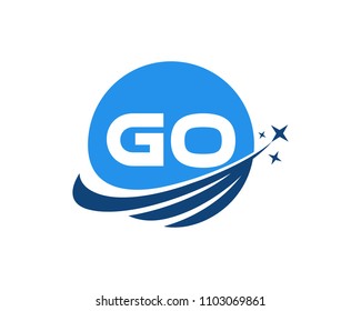 Modern Logo Solution Letter Go Stock Vector (Royalty Free) 1103069861 ...