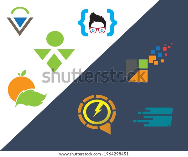Modern Logos Good Design On Company Stock Vector (Royalty Free ...