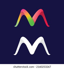Modern M Latter Logo Design Stock Vector (Royalty Free) 2160253267 ...