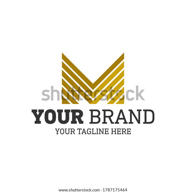 Modern M Logos Icon Letter M Stock Vector (Royalty Free) 1787175464 ...