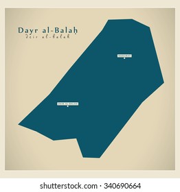Modern Map Rafah Stock Vector (Royalty Free) 340690691 | Shutterstock