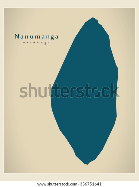 Modern Map Nanumanga Tv Stock Vector (Royalty Free) 356751641 ...