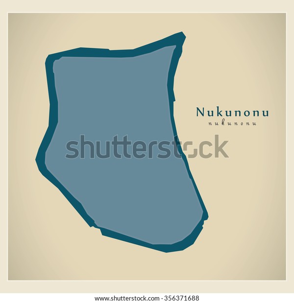 Modern Map Nukunonu Tk Stock Vector (Royalty Free) 356371688 | Shutterstock
