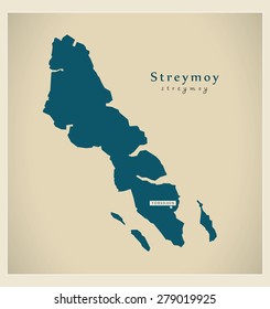 Modern Map Suouroy Fo Stock Vector (Royalty Free) 279019895 | Shutterstock
