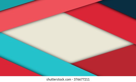 Modern Material Design Background Paper Sheets Stock Vector (Royalty ...
