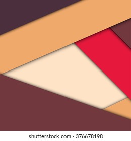 Modern Material Design Background Paper Sheets Stock Vector (Royalty ...