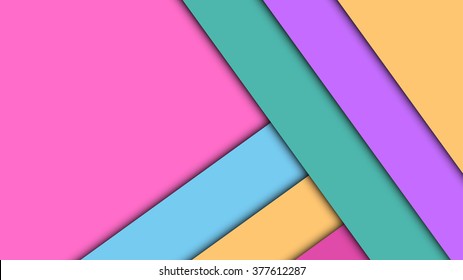 Modern Material Design Background Paper Sheets Stock Vector (Royalty ...