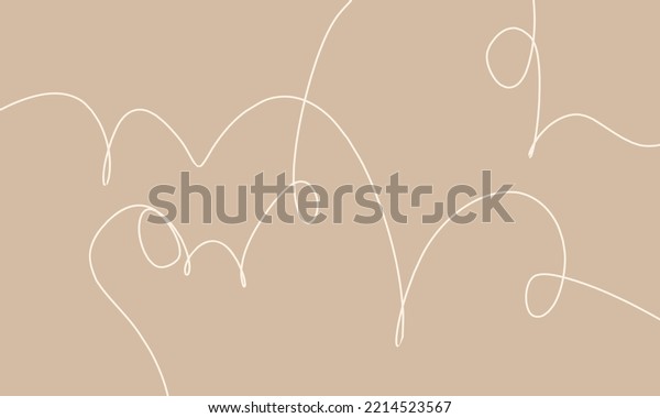 Vektor Stok Modern Minimal Brown Background Design Abstract (Tanpa ...