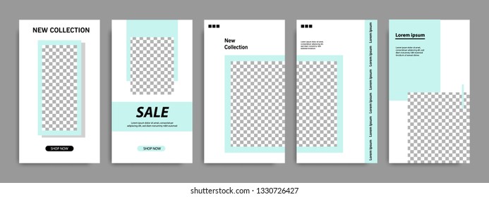 Modern Minimal Square Geometric Shape Template Stock Vector (Royalty ...