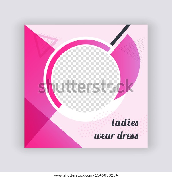 Modern Minimal Square Shape Template Corporate Stock Vector (Royalty ...