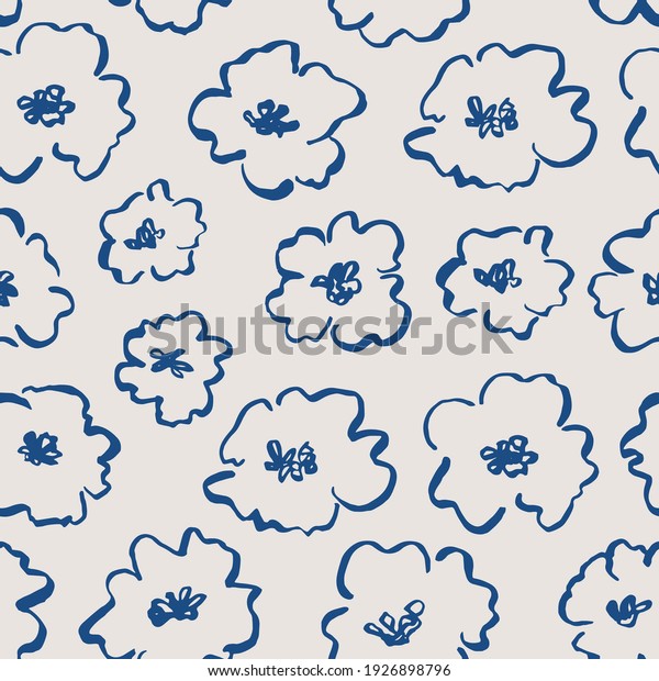 Modern Minimalistic Seamless Pattern Contemporary Pattern Stock Vector ...