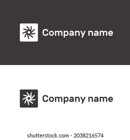 Modern Minimalistic Spark Logo Design Template Stock Vector (Royalty ...