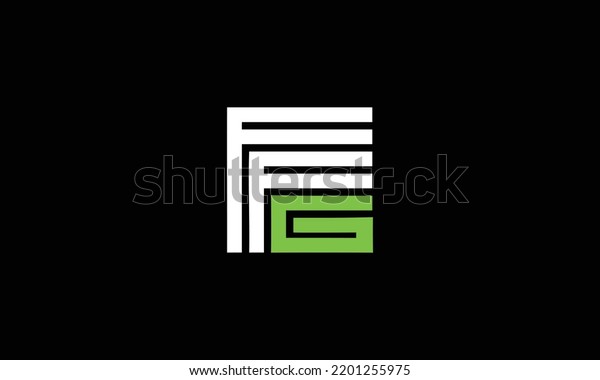Modern Monogram Letter Ffg Logo Design Stock Vector (Royalty Free ...