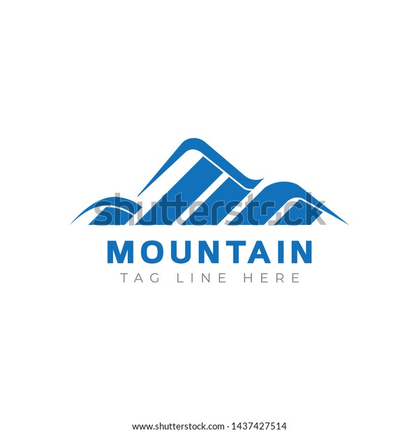 Modern Mountain Logo Vector Template Your Stock Vector (Royalty Free ...