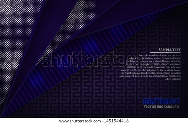 Modern Navy Blue Purple Background Vector Stock Vector (Royalty Free ...