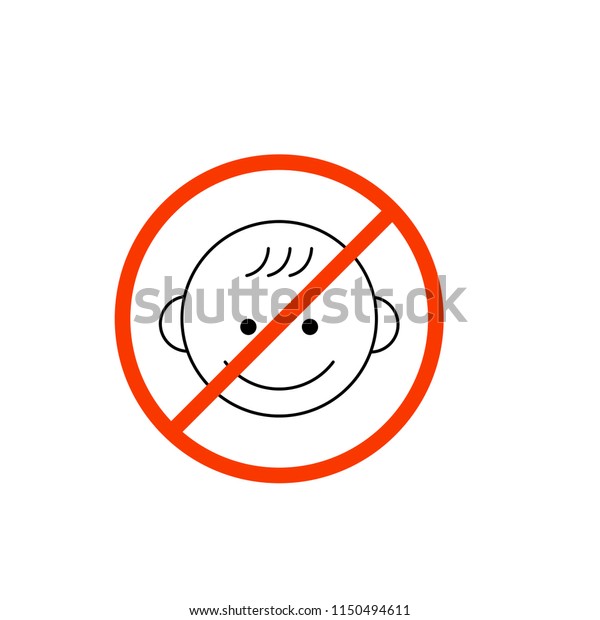 Modern No Baby Vector Icon Stock Vector (Royalty Free) 1150494611 ...