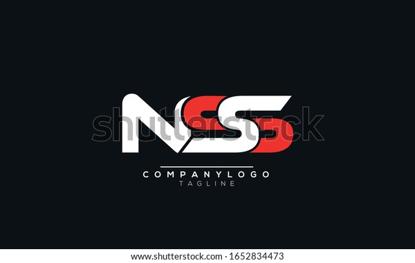 Modern Nss Logo Design Template Stock Vector (Royalty Free) 1652834473 ...