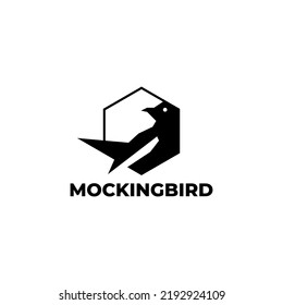 Modern Octagon Logo Mockingbird Stock Vector (Royalty Free) 2192924109 ...