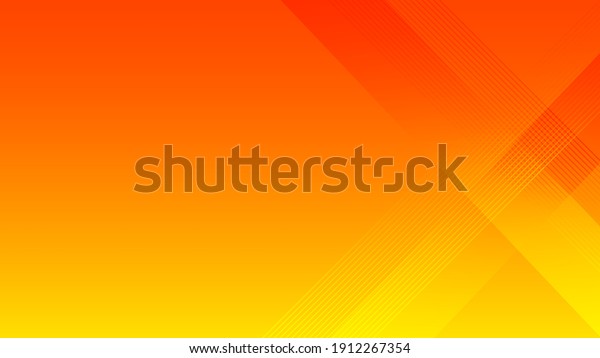 Modern Orange Background Lines Design Stock Vector (Royalty Free ...