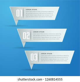 Modern Paper Text Box Template Banner Stock Vector (Royalty Free ...
