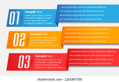 Set Infographics Design Elements Place Numbers Stock Vector (Royalty ...