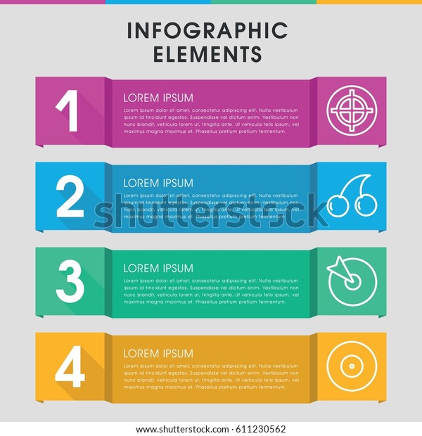 Modern Perfect Infographic Template Infographic Design Stock Vector ...