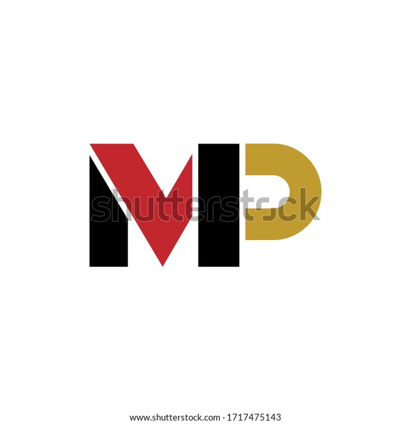 Modern Premium Monogram Logo Letter Mvp Stock Vector (Royalty Free ...