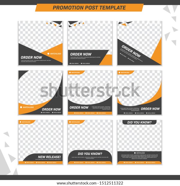 Modern Product Promotion Elegant Active Masculine Stock Vector (Royalty ...