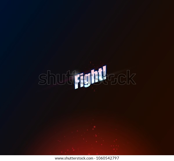 Modern Professional Fighting Poster Templates Logo Stock Vector ...