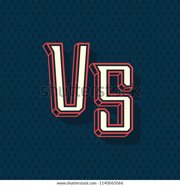 Modern Professional Vector Versus Symbol Vs Stock Vector (Royalty Free ...