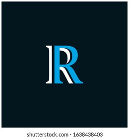 Modern R Logo Design Element Vector Stock Vector (Royalty Free ...