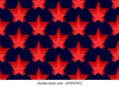 Red Blue White Stars Seamless Wood Stock Illustration 1926219923