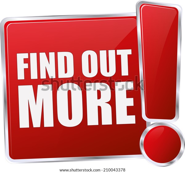 Modern Red Find Out More Sign Stock Vector (Royalty Free) 210043378 ...
