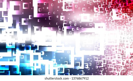Modern Red White Blue Square Background Stock Vector (Royalty Free ...