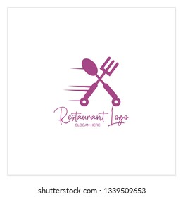 Modern Restaurant Logo Design Concept Eps Stock Vector (Royalty Free ...
