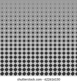Modern Round Halftone Effect Isolated On Stock Vector (Royalty Free ...