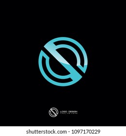 Modern Round S Letter Logo Design Stock Vector (Royalty Free ...